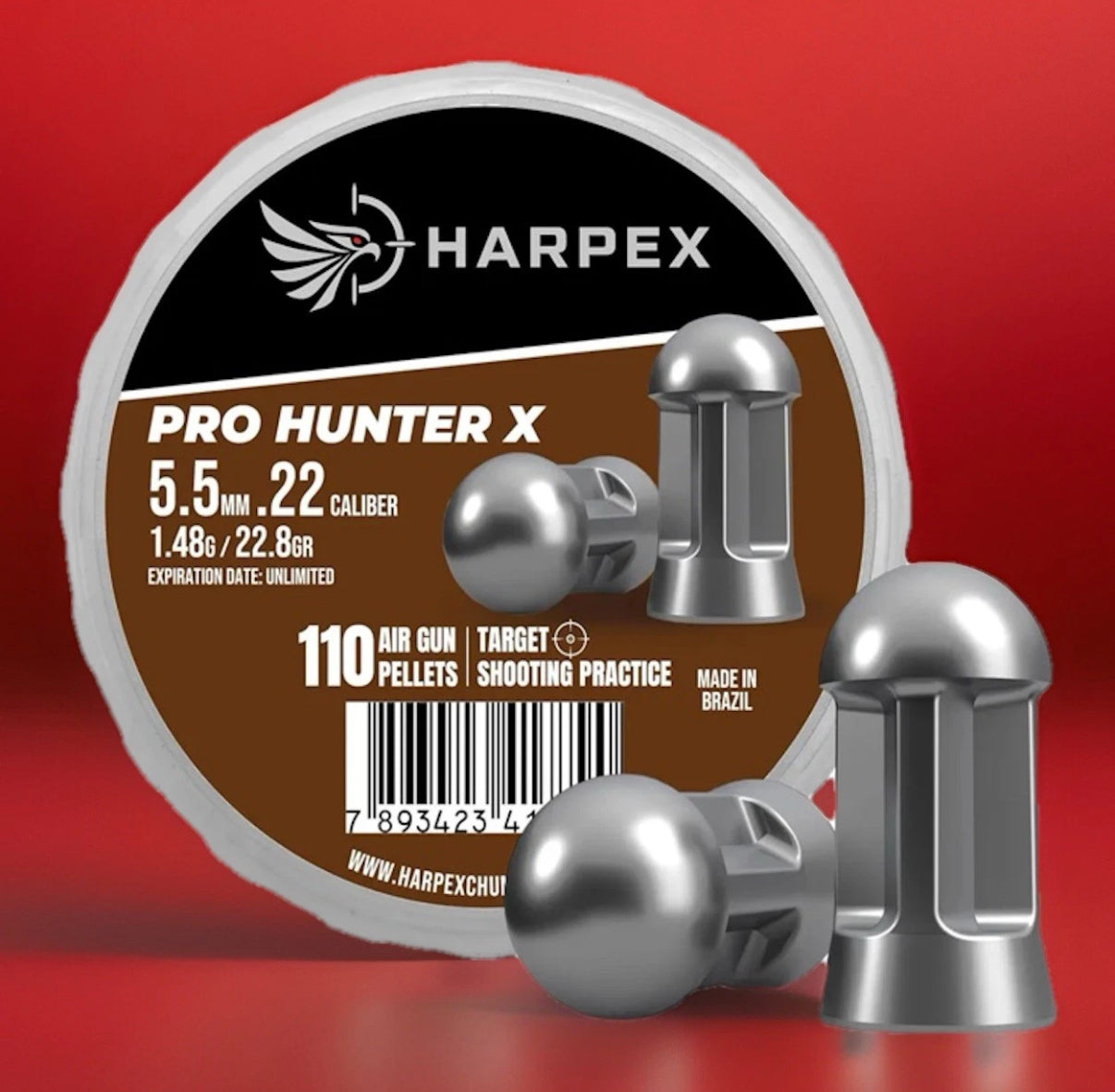 Harpex Brazil - .177 / .22 / .25 Caliber Airgun Hunting Slugs & Pellet ...